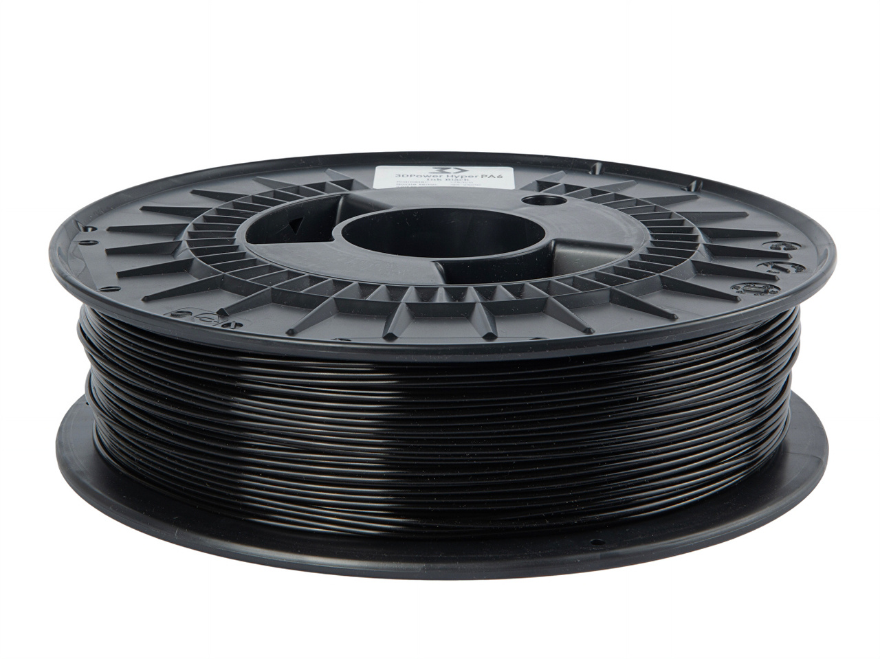 Filament 3DPower Hyper PA6 1.75mm Ink Black (ca. RAL 9017) 0.5kg Ink ...