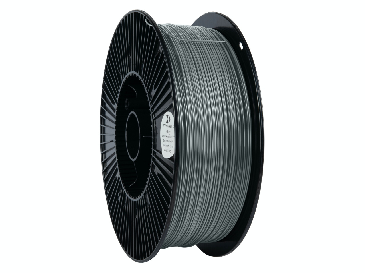 Filament 3DPower PET-G 1.75mm Grey 3kg Grey 3kg | Filaments \ PET-G ...