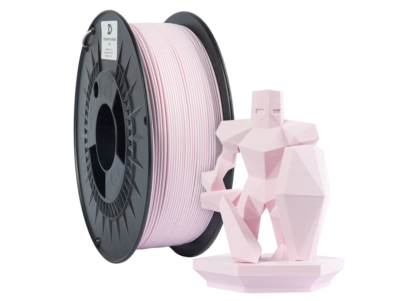 Filament 3DPower PLA Pastel 1.75mm Pink 1kg Pink | Filaments \ PLA ...