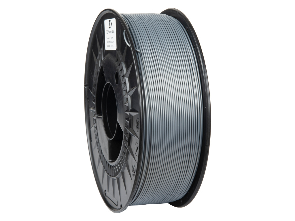 Filament 3DPower ASA 1.75mm Silver 1kg Silver | Filaments \ ASA ...