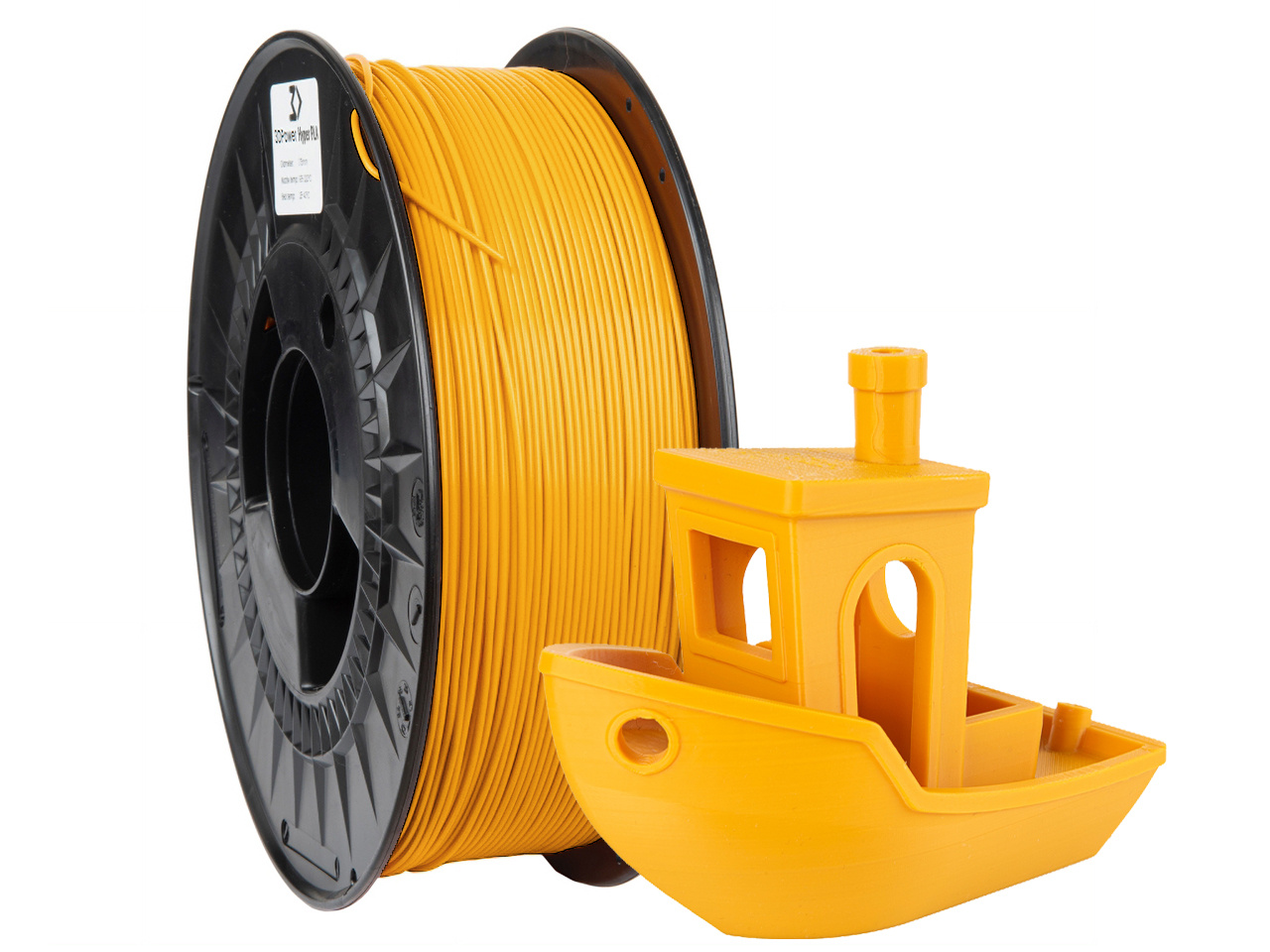 Filament 3DPower Hyper Speed PLA 1.75mm Amber Yellow 1kg Amber Yellow ...