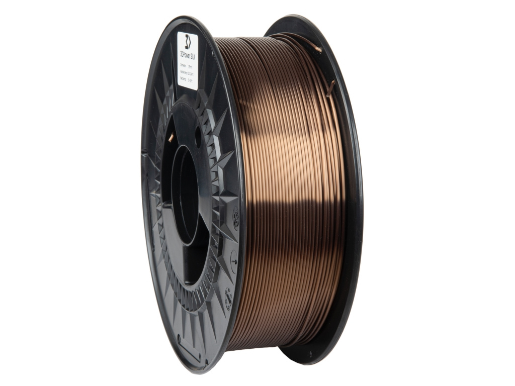 Filament 3DPower PLA SILK 1.75mm Bronze 1kg Bronze | Filaments \ PLA ...