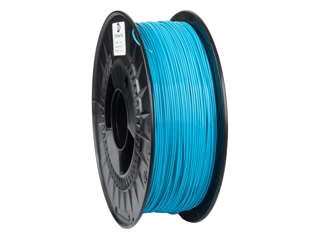 Filament 3DPower Basic PLA 1.75mm Light Blue 1kg Blue | Filaments \ PLA ...